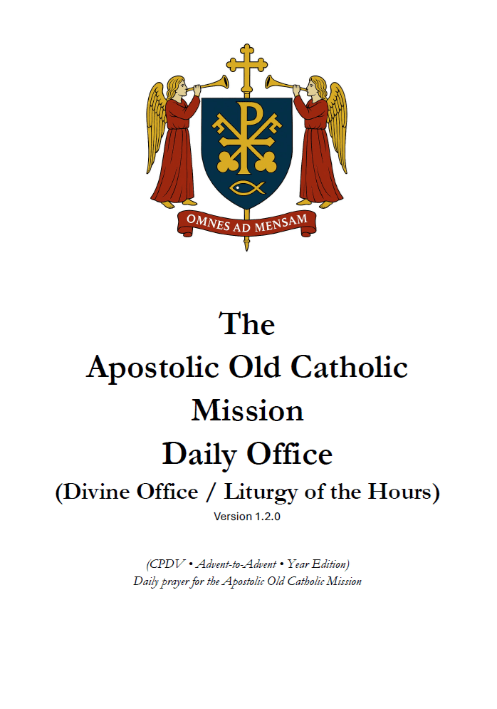 Daily Office Booklet | Apostolic Old Catholic Mission